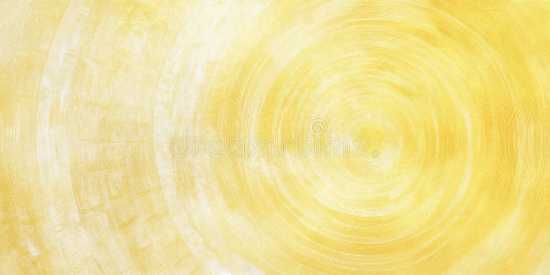 A Soft Sunshine Yellow Abstract Background Featuring Concentric Circles ...