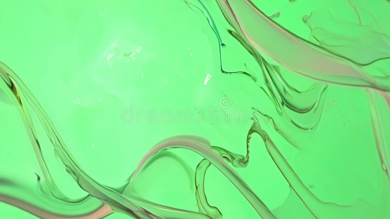 Soft Tendrils of Liquid Merging Creating a Mesmerizing Pattern Against ...