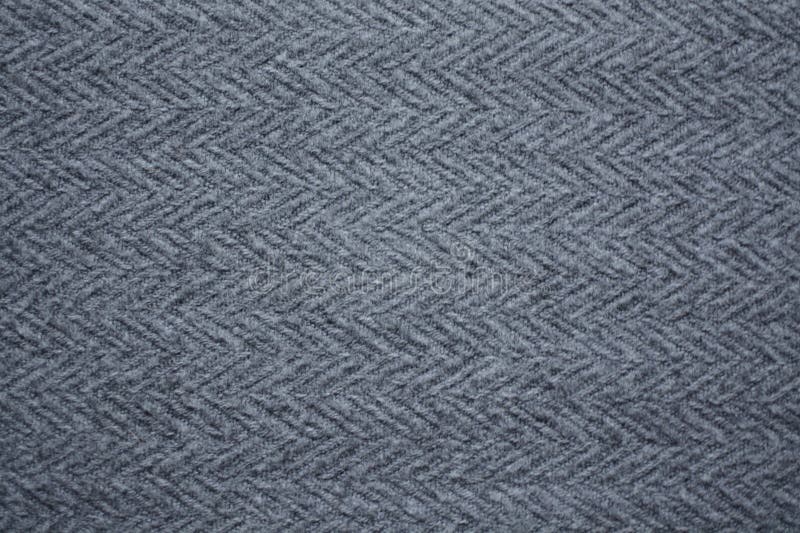 Soft Texture of a Knitted Grey Fabric Scarf Close-up. Grey Fabric ...
