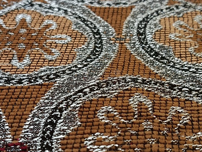 The Soft Texture and Material of the Persian Batik Patterned Carpet ...