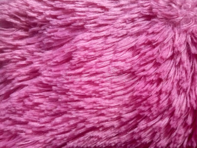 Soft Texture of Pink Fur Fabric Stock Photo - Image of color, design ...