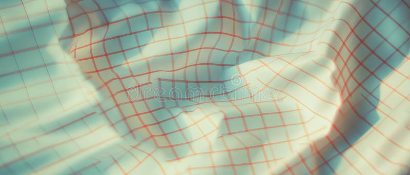 Soft Textured Grid Paper Background with Central Empty Space for Design ...