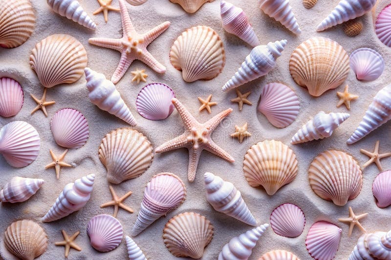 Collect Sea Shells Stock Illustrations – 109 Collect Sea Shells Stock ...
