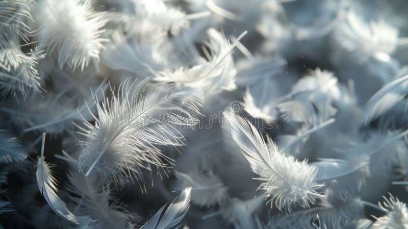 The Soft Touch of Feathers Brushing Against Your Skin As the Feather ...