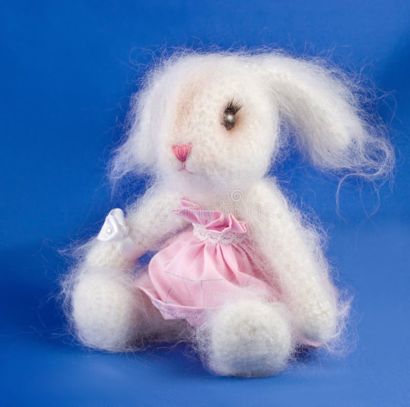 Soft toy rabbit stock image. Image of full, softness - 15685569