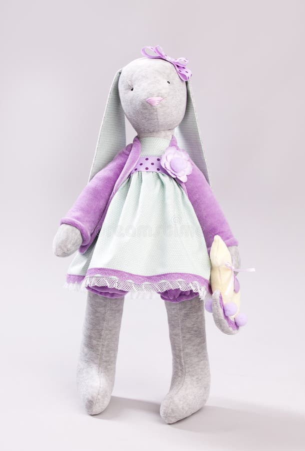 Soft toy rabbit stock image. Image of fluffy, stuffed - 25388229