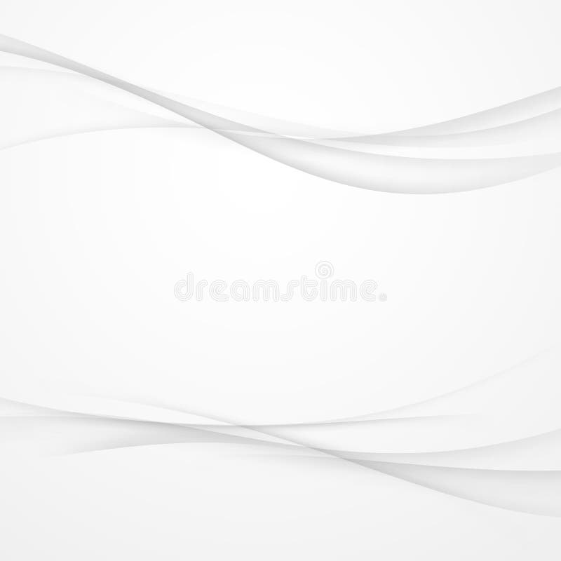Soft Transparent Abstract Bend Swooshy Gray Lines Borders Over Light ...