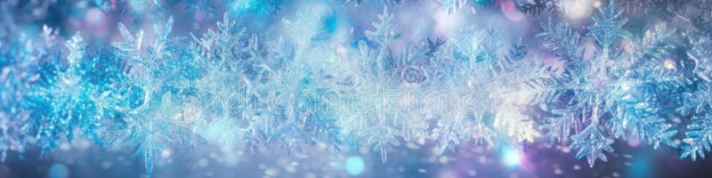 Soft Turquoise and Blue Gradation Snowflake Winter Background. AI ...