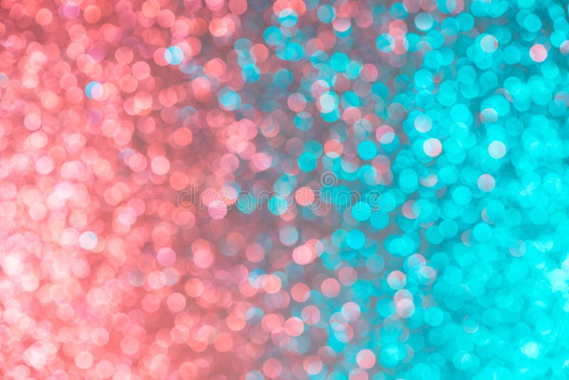 Soft Turquoise and Light Pink Bokeh Stock Image - Image of glitz, gleam ...