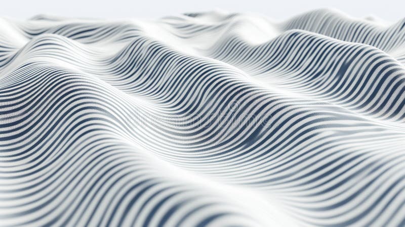Soft, Undulating Waves of Fabric Create a Mesmerizing Optical Illusion ...
