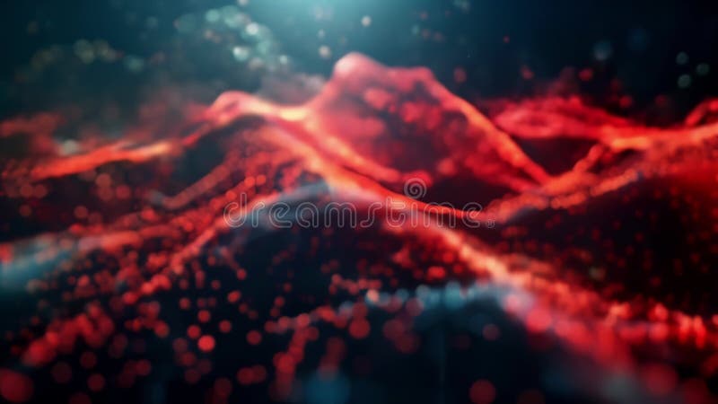 Soft Unfocused Shapes and Lines Dance Across the Screen Illustrating ...