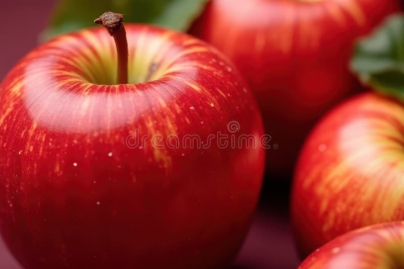 Velvety Apple Surface Appeal Stock Illustration - Illustration of ...