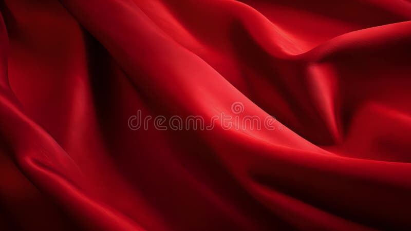 A Soft, Velvetlike Ruby Fabric, Dd Over a Surface Stock Video - Video ...