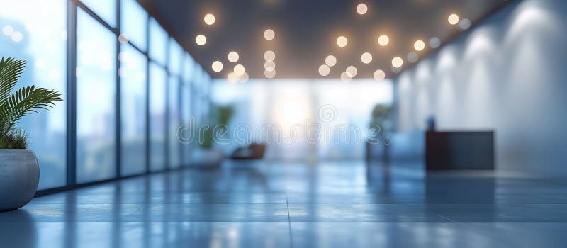 A Soft and Visually Pleasing Defocused Office Background, Creating a ...