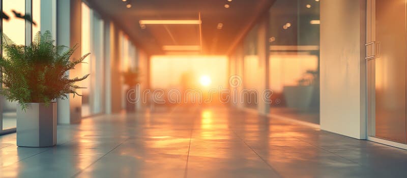A Soft and Visually Pleasing Defocused Office Background, Creating a ...