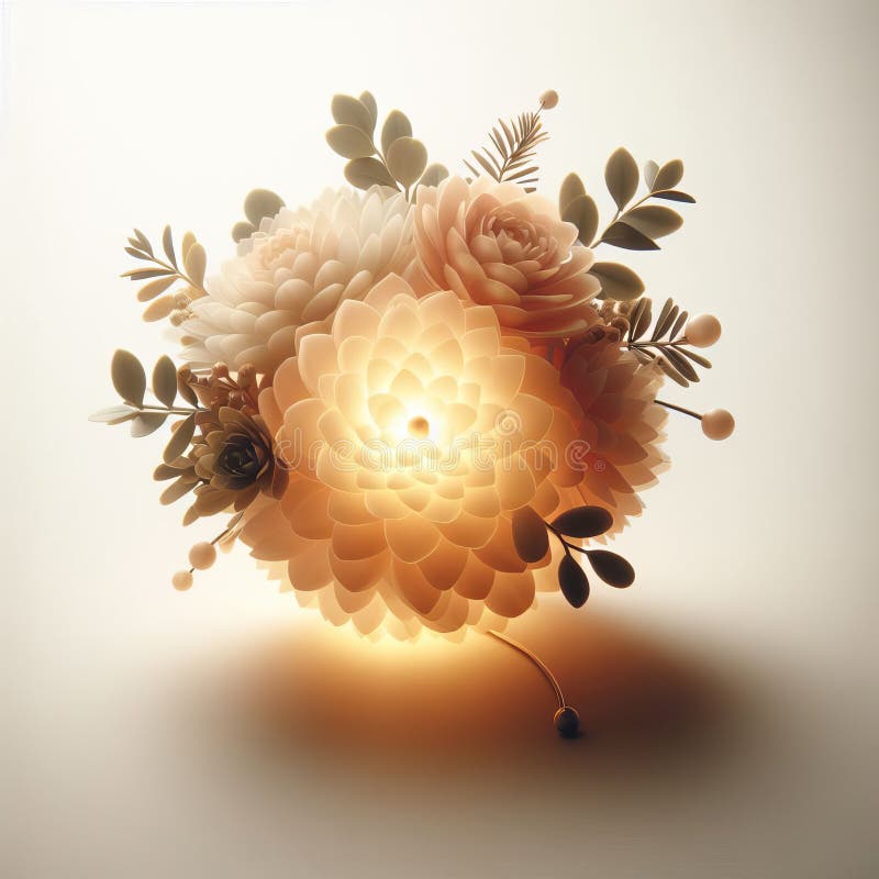 43 1. Soft Warm Glow_ a Gentle and Warm Light Effect T Stock Photo ...