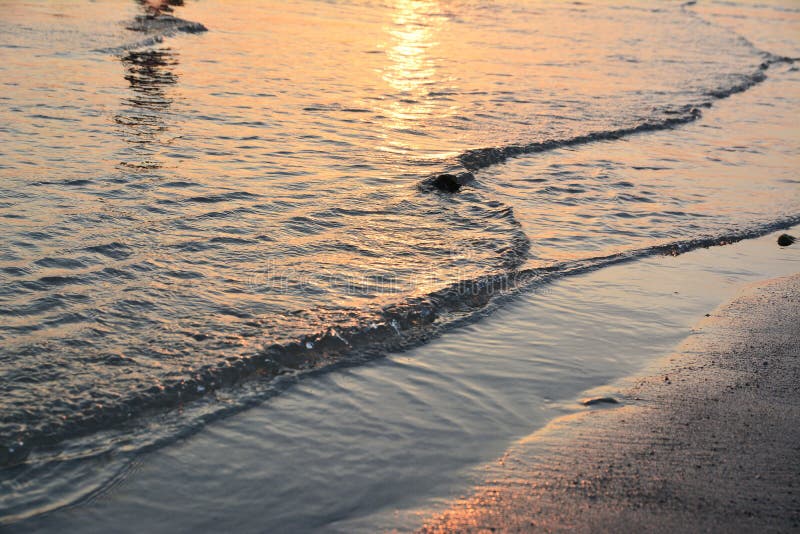 Soft wave on beach stock photo. Image of holiday, wave - 94291170