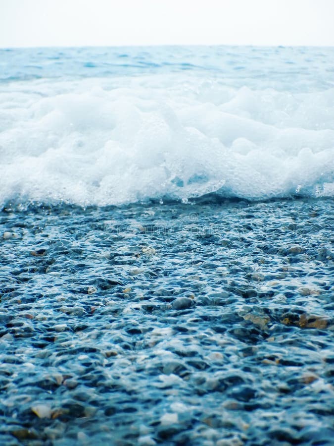 Soft Wave of Blue Ocean on Beach Background Stock Photo - Image of surf ...