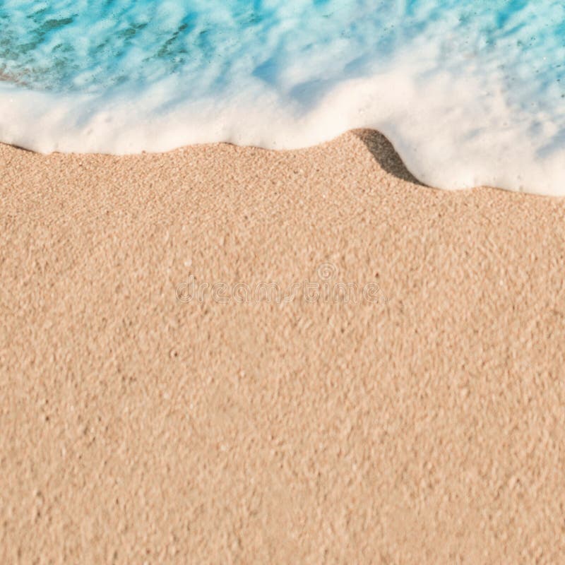 Empty Sea and Summer Beach Background with Copy Space - Tropica Stock ...