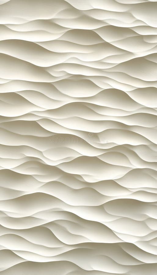 Soft Wave Elegance Textured Ivory Waves Creating Monochromatic ...