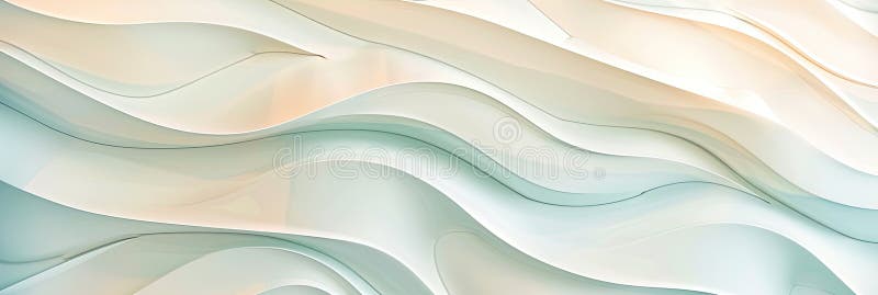 Soft Wave Patterns in Light Colors, Creating a Calming and Cute ...