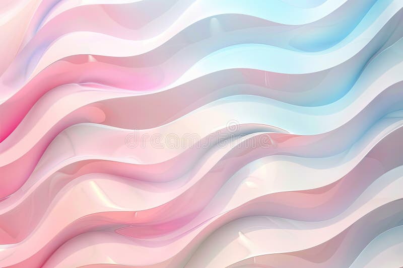Soft Wave Patterns in Light Colors, Creating a Calming and Cute ...