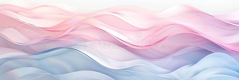 Soft Wave Patterns in Light Colors, Creating a Calming and Cute ...