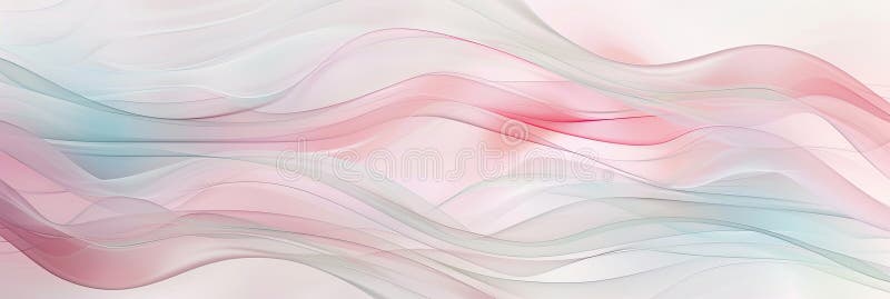 Soft Wave Patterns in Light Colors, Creating a Calming and Cute ...