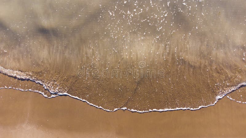 Soft Wave of the Sea on the Sandy Beach Stock Image - Image of coast ...