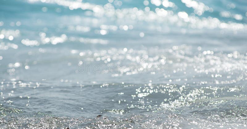 Soft Wave of Sea on Sandy Beach. Stock Photo - Image of summer, travel ...