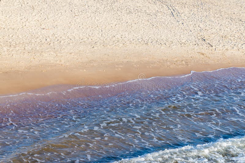 Soft Wave of the Sea on the Sandy Beach.Soft Focus,blurred Image Stock ...