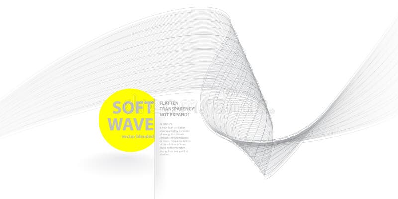 Soft wave template stock vector. Illustration of wave - 85567891