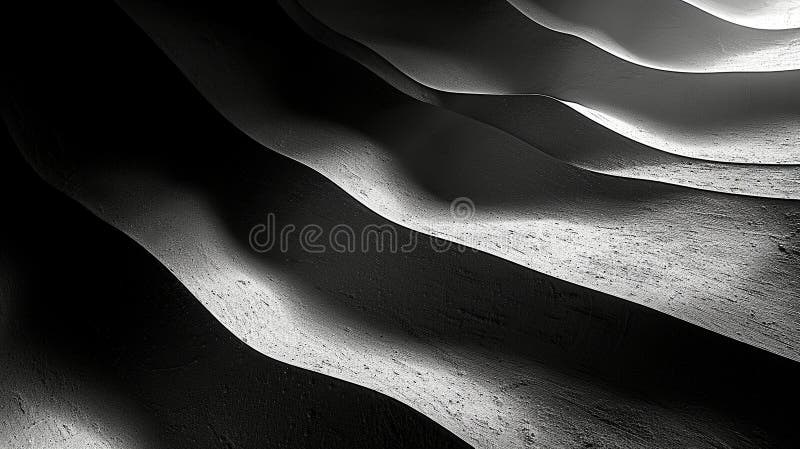 Elegant Curves and Shadows Create a Mesmerizing Abstract Design in ...