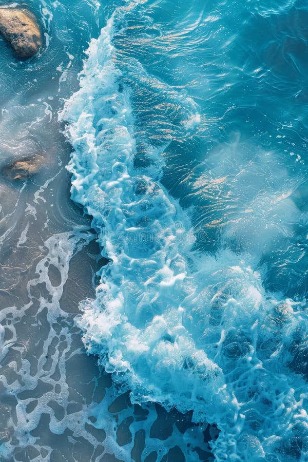 Soft Waves on the Seashore. Nautical Fashion on the Seashore Stock ...