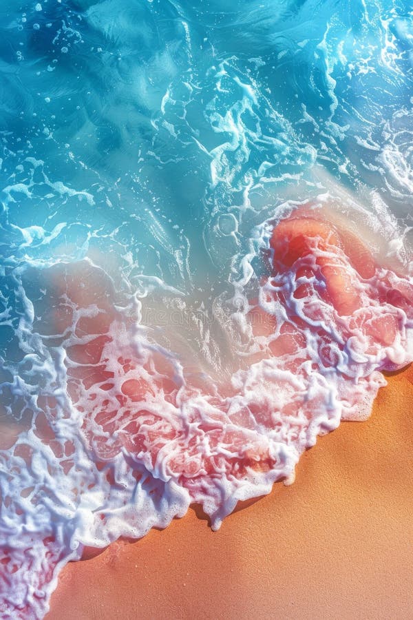 Soft Waves on the Seashore. Nautical Fashion on the Seashore Stock ...