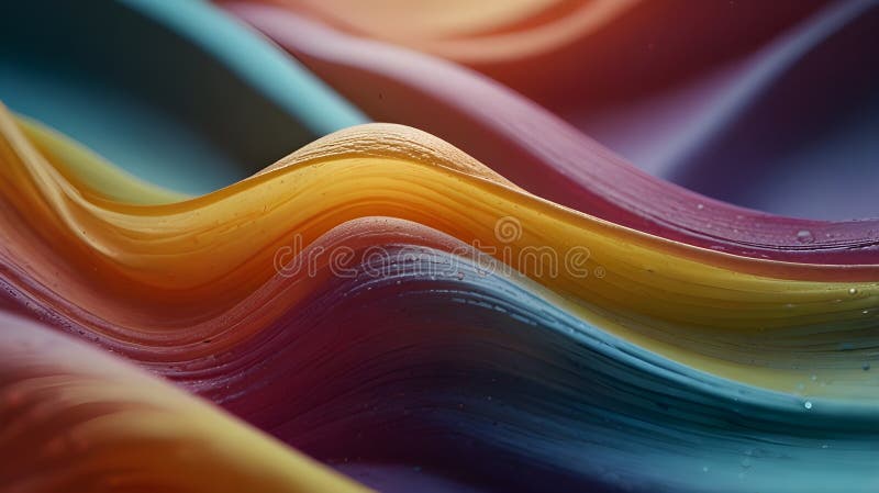 A Soft, Wavy Gradient Background with Seamless Fluid Motion Stock ...