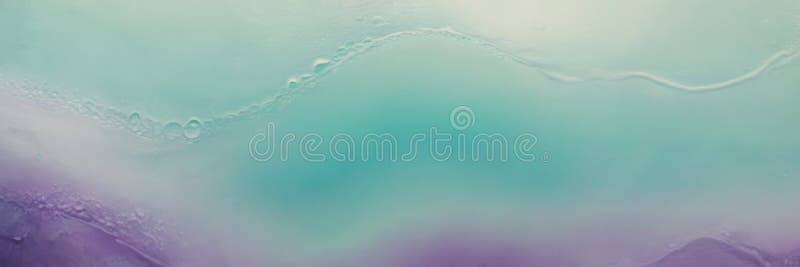 Soft Wavy Gradient of Lavender and Turquoise with Bubbles. Pearl ...
