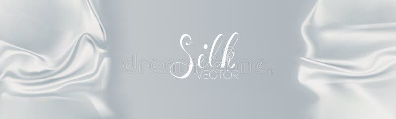Soft White Background White Silk Texture. Light Wave Effect White Silk ...