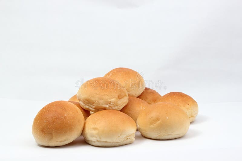 Soft white bread roll stock image. Image of soft, food - 44759841