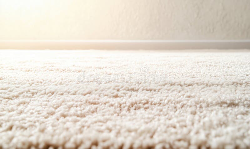 Soft White Carpet Texture with Warm Light Stock Image - Image of ...