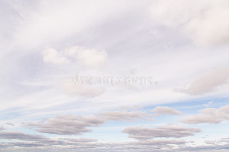 Soft White Cirrus Clouds Against Blue Sky, Heaven. Abstract Background ...