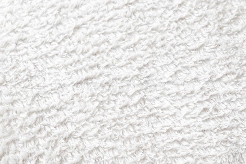 Soft White Cotton Towel Terry Cloth Texture Stock Image - Image of ...
