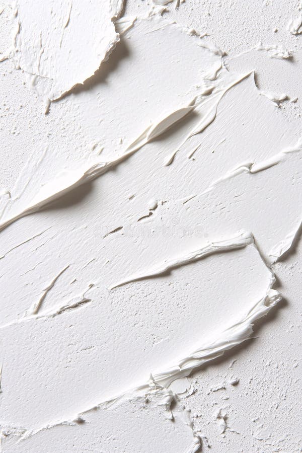 Soft White Cream Spread on Neutral Surface for Skincare Stock Image ...