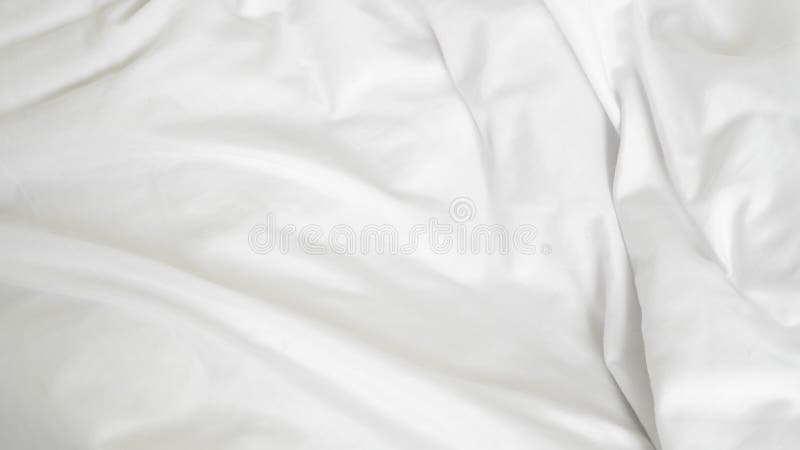 Soft White Duvet on Bed Symbolizing Hotel Comfort and Peaceful Rest ...