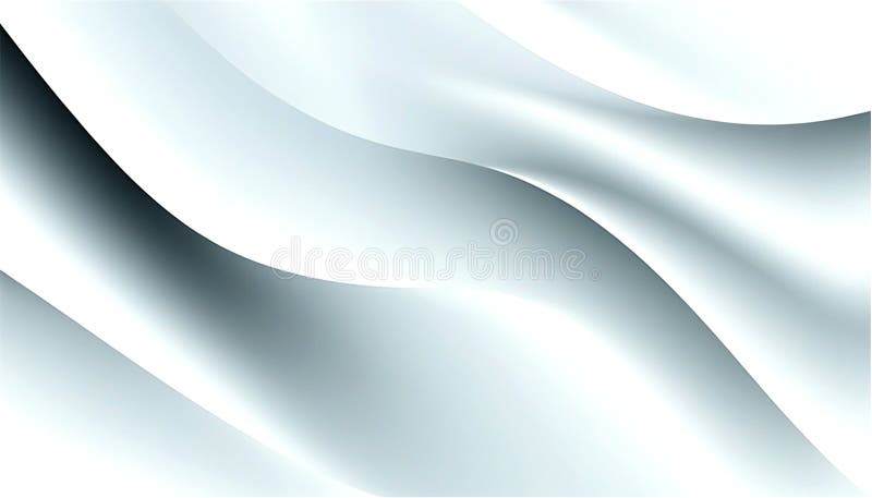 Elegant Undulations of White Fabric Flowing Gracefully in Soft Light ...