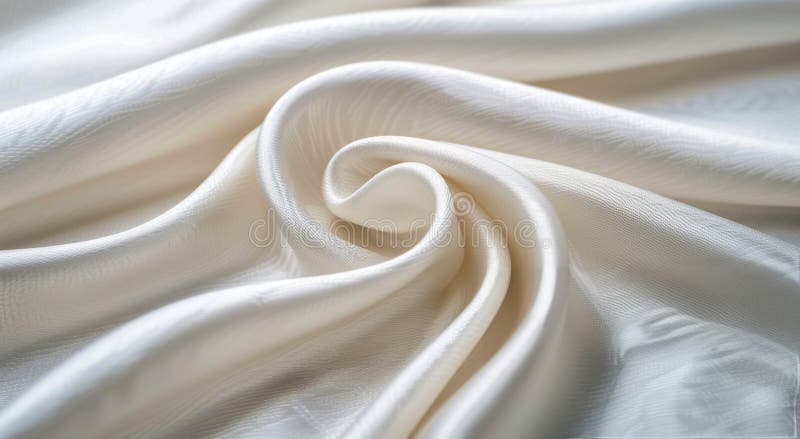 Soft White Fabric Draped Elegantly in Natural Light Stock Photo - Image ...