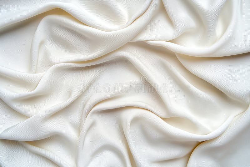 Soft White Fabric with Elegant Draping and Smooth Texture Perfect for ...