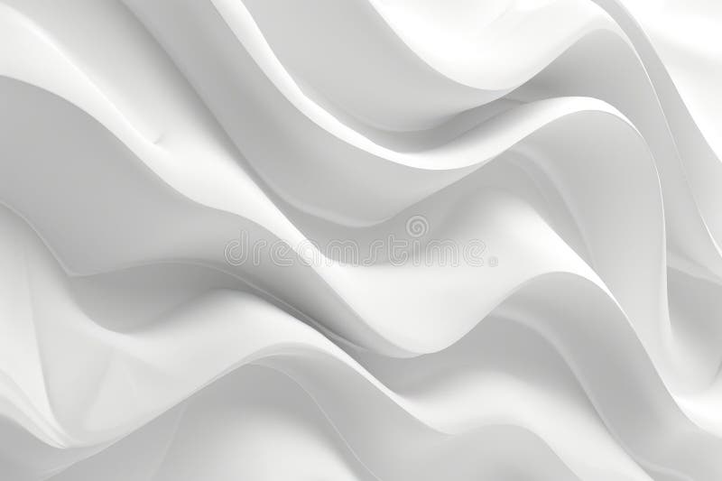 Soft White Fabric with Flowing Curves. Textural Photography for Fabric ...