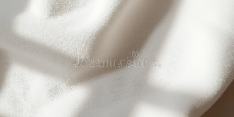 Soft White Fabric with Light and Shadow Stock Illustration ...