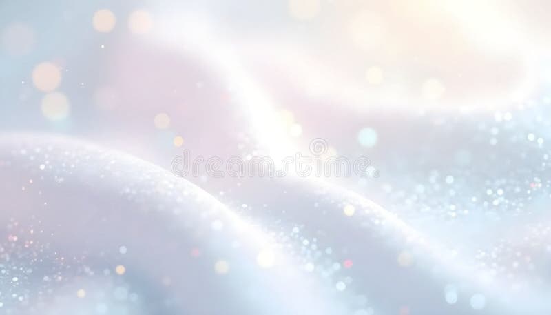 Soft White Fabric Sparkling Particles Background Stock Image - Image of ...
